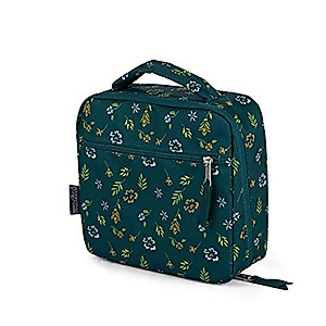 JanSport Lunch Break Insulated Cooler Bag - Leakproof Picnic Tote, Embroidered Floral