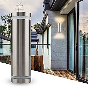 OhhGo 1Pc Up and Down Wall Light Indoor Outdoor Home Garden Lawn Decor Lamp LED Bulbs Included