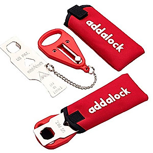 Addalock The Original Portable Door Lock by Rishon Enterprises for Home Security Used as an Apartment Security Lock, Travel Door Lock, AirBNB Lock and Dorm Room Essentials, 2 pck