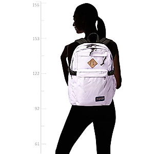 JanSport Main Campus Backpack - Travel, or Work Bookbag w 15-Inch Laptop Sleeve and Dual Water Bottle Pockets, Pastel Lilac