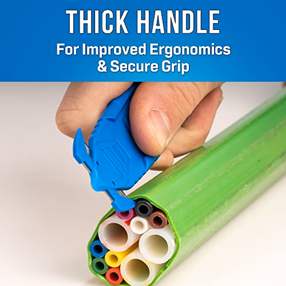 Jonard Tools MDS-100 Microduct Sheath Slitting Tool for Fiber Microducts, Blue