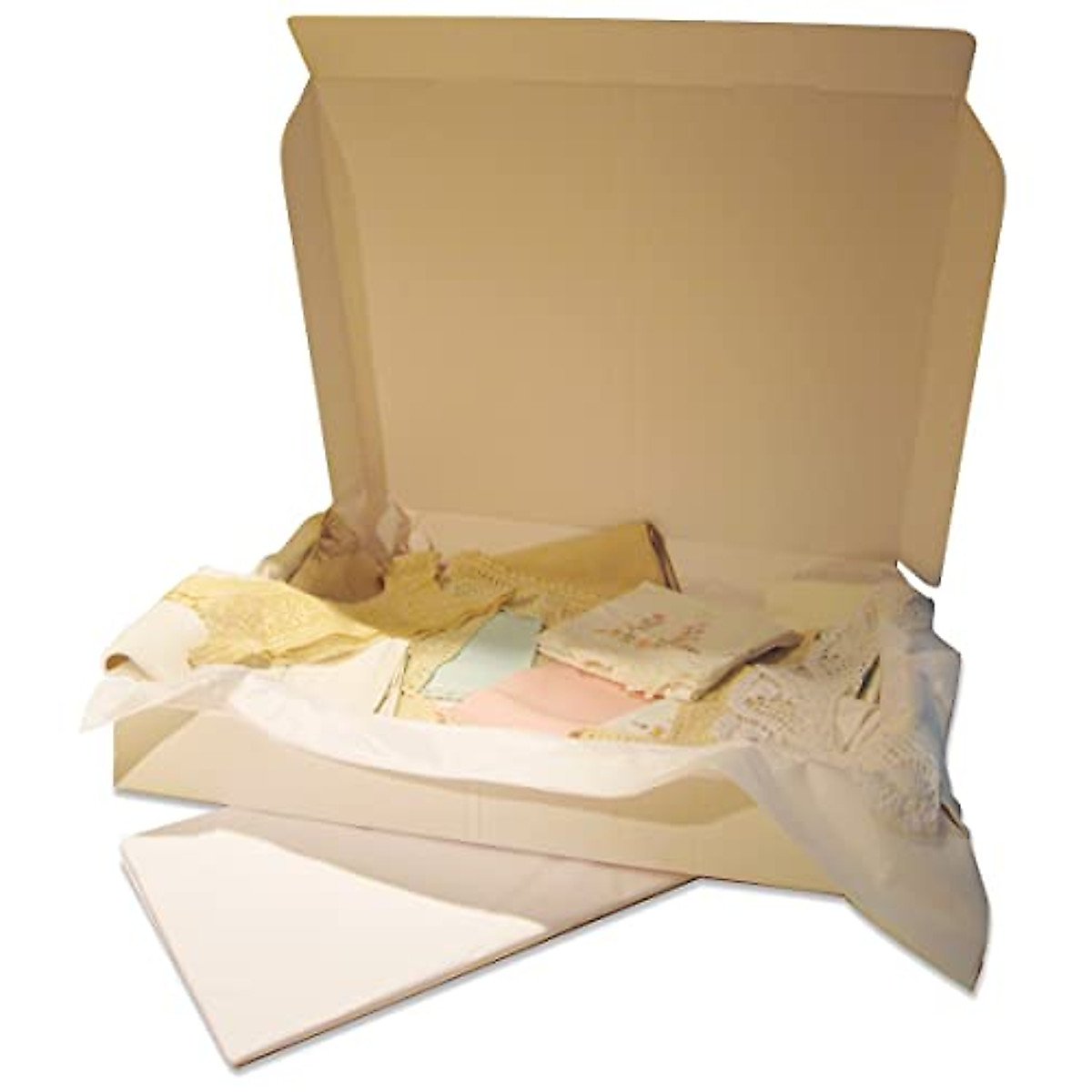 S.A. RICHARDS 1407 Prop-IT Museum Quality, Acid-Free Storage Chests for Textiles, XL (6 in x 40 in x 18 in)