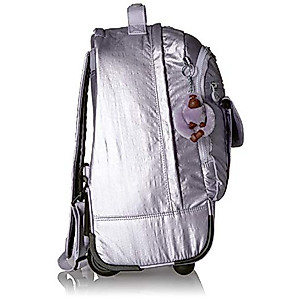 Kipling Luggage Sanaa Wheeled Backpack, Frosted Lilac Metallic, One Size