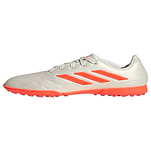 adidas Copa Pure.3 Turf Football Shoe, Off White/Team Solar Orange/Off White, 13.5 US Unisex Little Kid