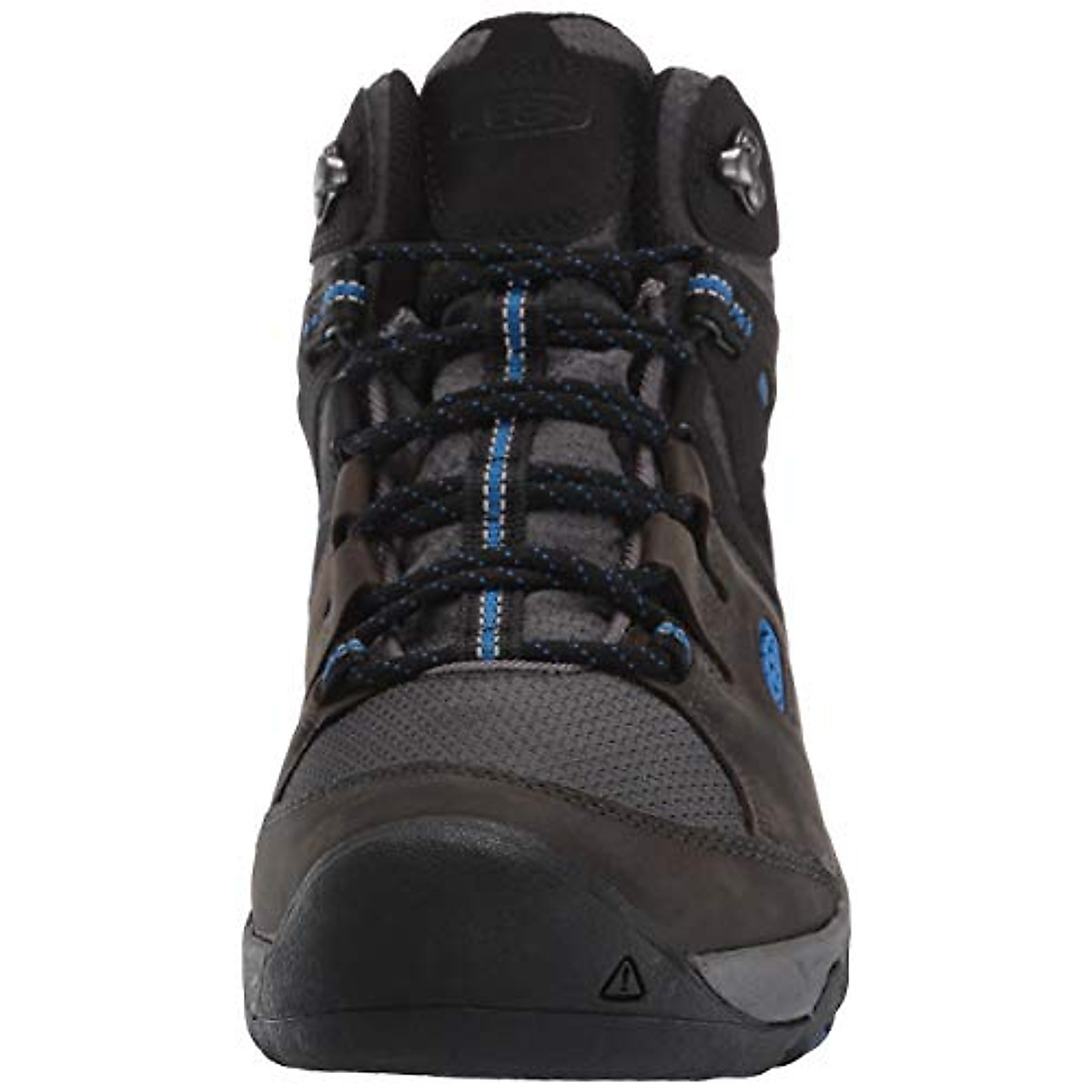 KEEN Men's Steens MID WP Hiking Boot, Black, 14
