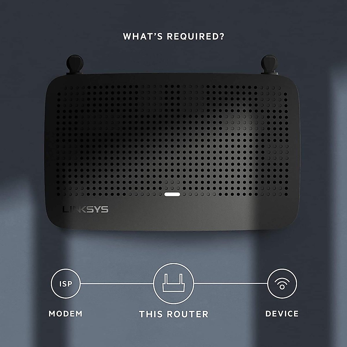 Linksys Wi-Fi 5 Smart Mesh Router Home Mesh Network, Dual Band Wireless Gigabit Mesh Router, Fast Speeds up to 1.3 Gbps, Coverage up to 1,200 sq ft, Parental Controls AC1300 (MR6350) (Renewed)