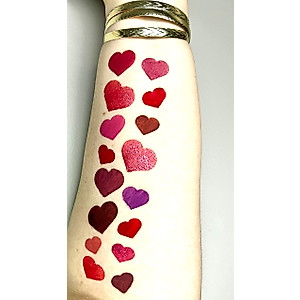 Makeup Swatch Sticker Stencils, 6 Pack of Vinyl Swatch Stencils, Makeup Artist Supply, Beauty Supply