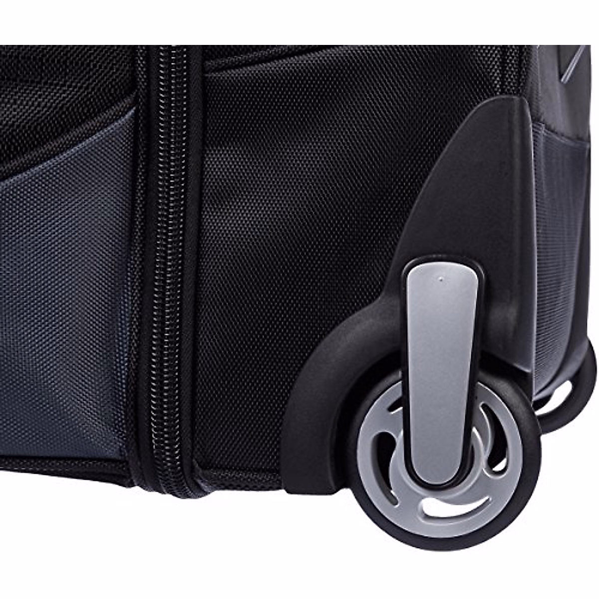 Amazon Basics Ripstop Wheeled Duffel, 35", Black