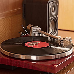 1 BY ONE Belt Drive Turntable with Bluetooth Connectivity, Built-in Phono Pre-amp, USB Digital Output Vinyl Stereo Record Player with Magnetic Cartridge, 33 or 45 RPM