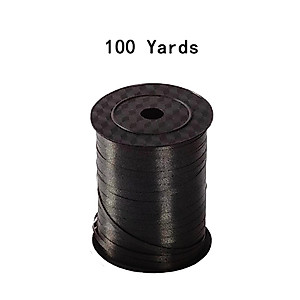 AimtoHome 500 Yards Black Curling Ribbon Balloon Ribbon Balloon Strings Gift Wrapping Ribbons for Wedding Birthday Party Balloons Decor Florist Flowers Decoration