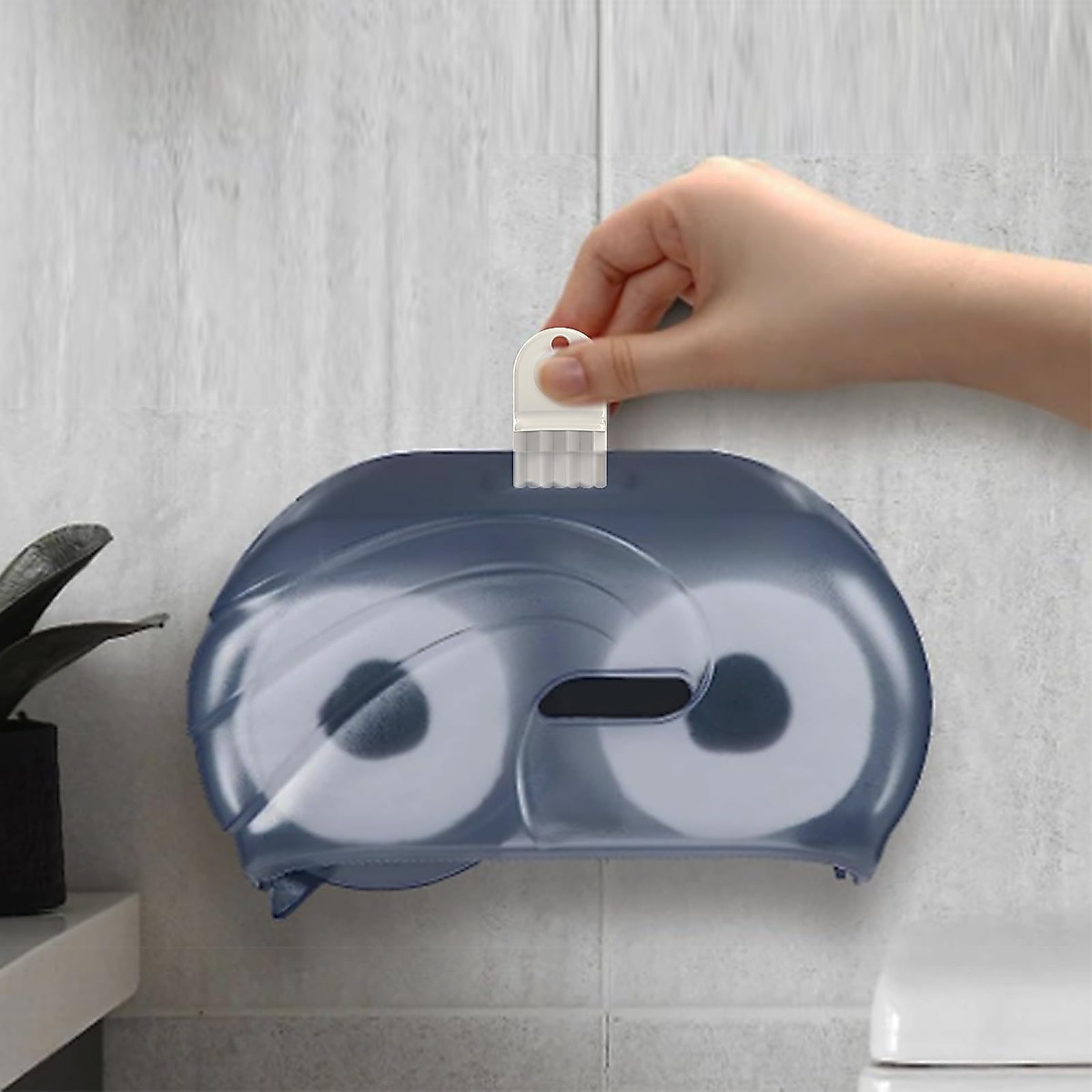 Engorgio Paper Towel Dispenser Key Universal Toilet Paper Dispenser Key Compatible for Paper Towel and Toilet Paper Dispensers Replacement Hard Plastic Waffle Toilet Paper Dispenser Key (5 pcs)