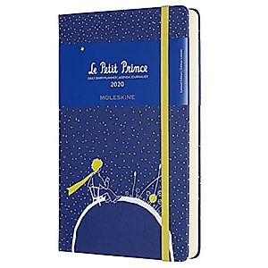 Moleskine Limited Edition Petit Prince 12 Month 2020 Daily Planner, Hard Cover, Large (5" x 8.25")