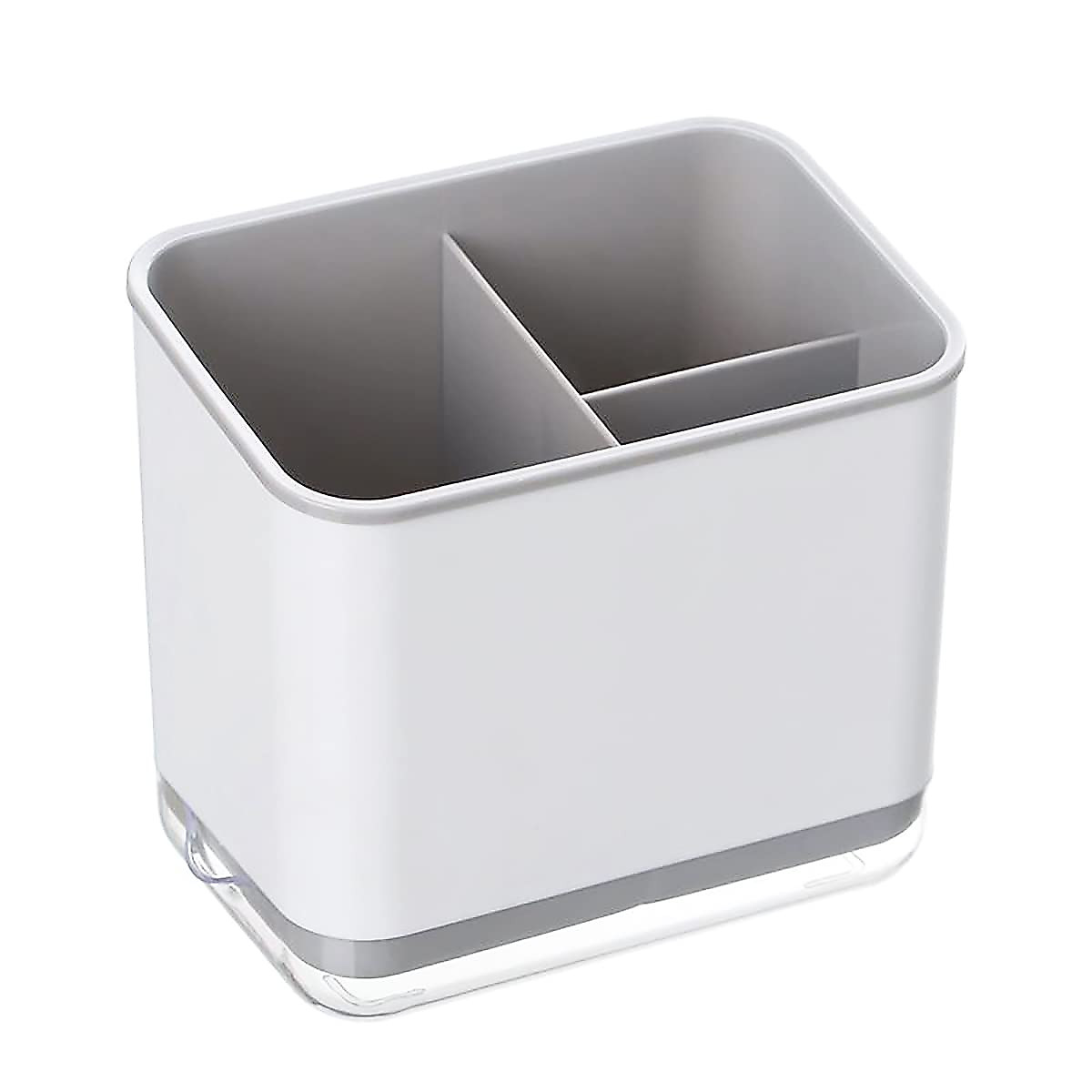 Portable Utensil Holder Kitchen Sink Caddy Utensil Organizer Cutlery Drainer Sponge Holder Dish Brush Holder Fork and Spoon Holder for Chopsticks, Spoon, Fork, Brush