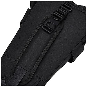 Snow Peak's Stake Shoulder Bag, UG-450, Polyester, PVC, Nylon, EVA, for Carrying Solid Stakes, Camping Product, Designed in Japan, Lifetime Product Guarantee, One Size, Black