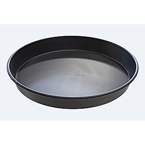 LloydPans Kitchenware 14 Inch by 2 Inch Deep Dish Pizza Pan, Pre-Seasoned, Stick Resistant