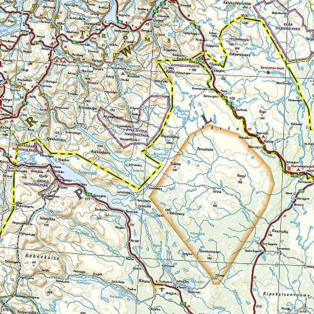 Finland and Northern Scandinavia Map (National Geographic Adventure Map, 3300)