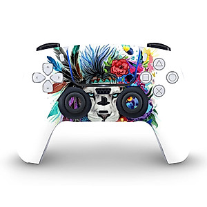 Head Case Designs Officially Licensed Pixie Cold King Of The Lions Art Mix Vinyl Faceplate Sticker Gaming Skin Decal Compatible With Sony PlayStation 5 PS5 Disc Edition Console & DualSense Controller