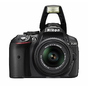 Nikon D5300 24.2 MP CMOS Digital SLR Camera with 18-55mm f/3.5-5.6G ED VR II Auto Focus-S DX NIKKOR Zoom Lens - International Version (No Warranty)