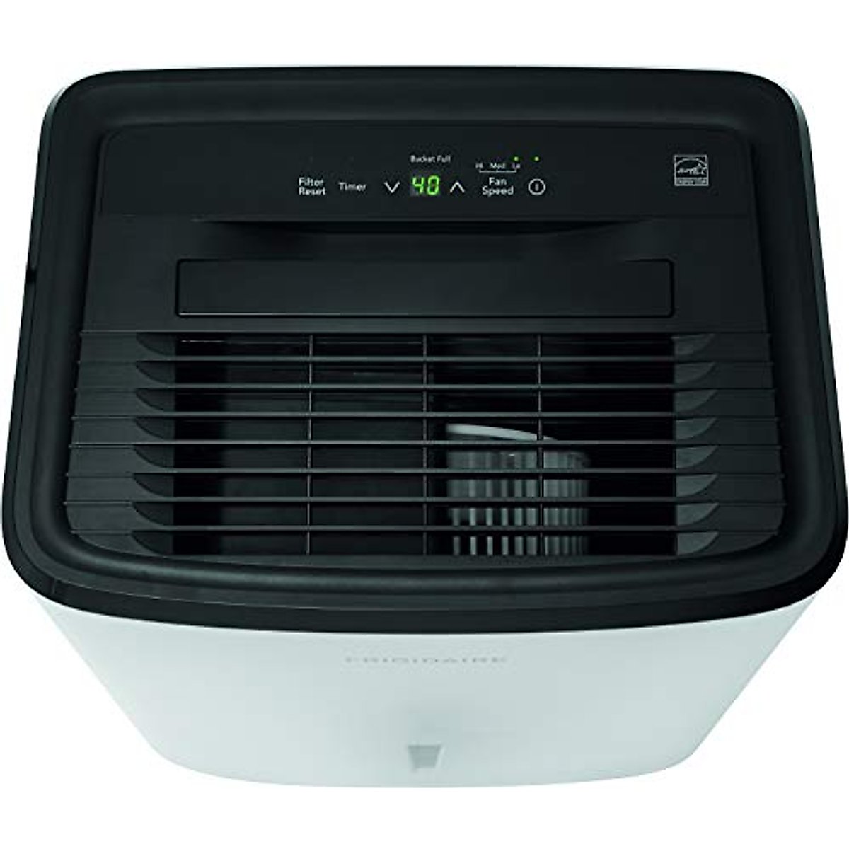 Frigidaire FFAD5033W1 Dehumidifier, High Humidity 50 Pint Capacity with a Easy-to-Clean Washable Filter and Custom Humidity Control for maximized comfort, in White