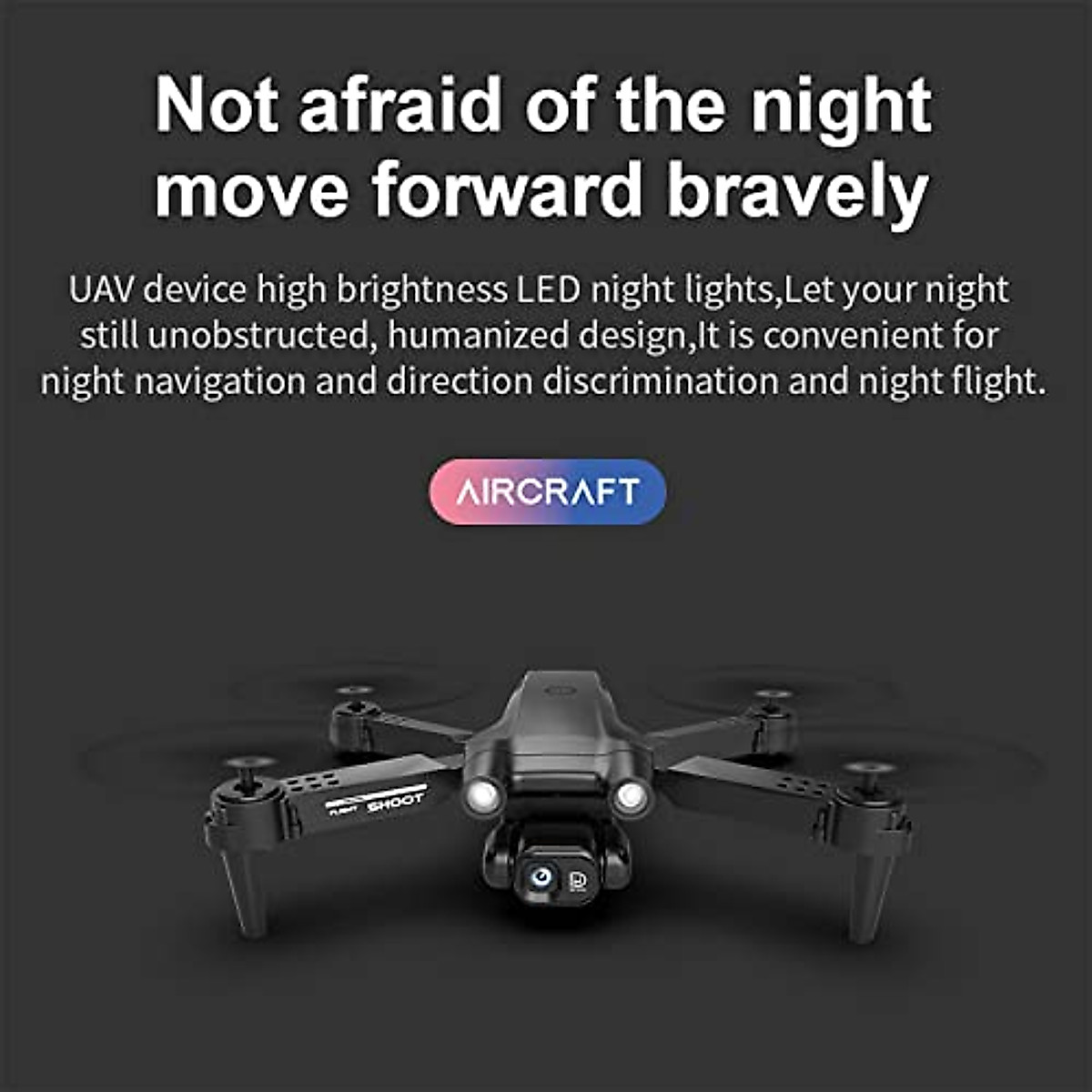 Drone with Camera for Adults, Dual 1080P HD FPV Camera RC Quadcopter Toys Gifts for Boys Girls, with 1 Batteries, Altitude Hold Headless Mode, One Key Start, 3 Speed Adjustment (Single 1080P Black)