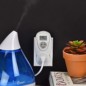 Humidistat Outlet Plug, Humidifier/Dehumidifier 120V 13A