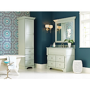 Moen Kingsley Brushed Nickel Two-Handle Widespread High-Arc Bathroom Faucet, Valve Required, T6125BN