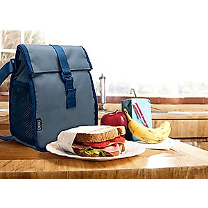 BUILT Crosstown Stain Resistant Insulated Lunch Bag with Adjustable Shoulder Strap Citadel 5269922
