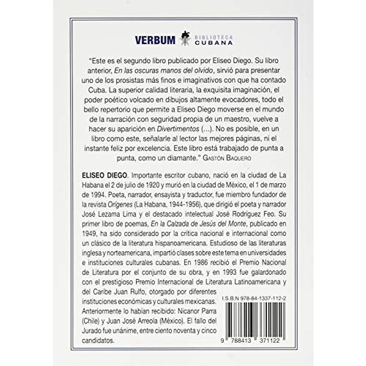 Divertimentos: (1946) (Biblioteca Cubana) (Spanish Edition)