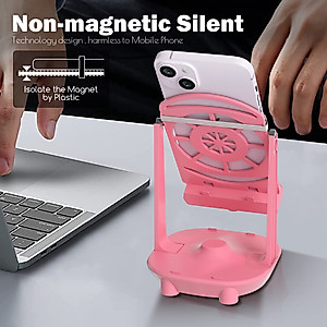 Orzero Steps Counter Compatible for Pokemon Go Walker Phone Swing Accessories Cellphone Pedometer (USB Cable) (Easy Installation) (Mute Version) Egg hatcher Rocker Quick Steps Earning Device - Pink