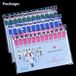 Sikao 36 Pack Thank You Nurse Pens Nursing Pens for Nurses, Nurse Week Gifts Nurse Appreciation Gifts for Medical Assistants Hospital Staff, NICU Gifts CNA Accessories for Work, Doctor Day Gifts Bulk