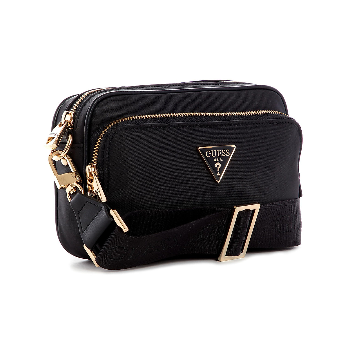 GUESS Little Bay Crossbody Camera, Black