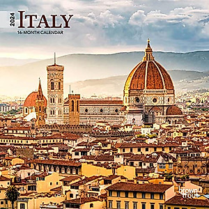 Italy | 2024 7 x 14 Inch Monthly Mini Wall Calendar | BrownTrout | Scenic Travel Europe Italian Venice Rome