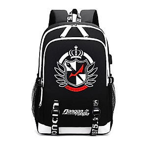 YOYOSHome Luminous Anime Monokuma Cosplay Backpack Daypack Laptop Bag Bookbag School Bag 8