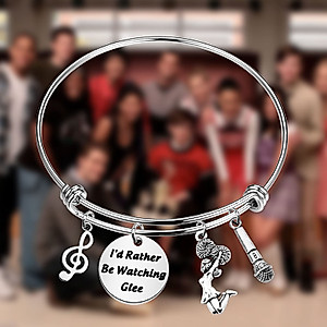 ENSIANTH Musical Comedy TV Show Inspired Gift Glee Lover Gift Glee Fans Gift I'd Rather Be Watching Glee (Watching Glee)