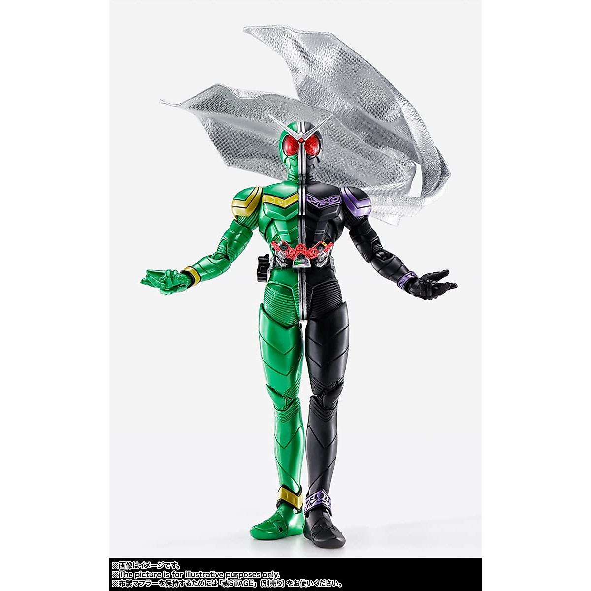 TAMASHII NATIONS - Fuuto PI - (Shinkocchou Seihou) Kamen Rider Double Cyclone Joker Futo PI Animated Anniversary, Bandai Spirits S.H.Figuarts Action Figure