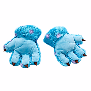 Disney and Pixar Monsters, Inc. Sulley Plush Claw Wearable Life Size Gloves Roleplay Toy For Kids 3 Yrs and Up