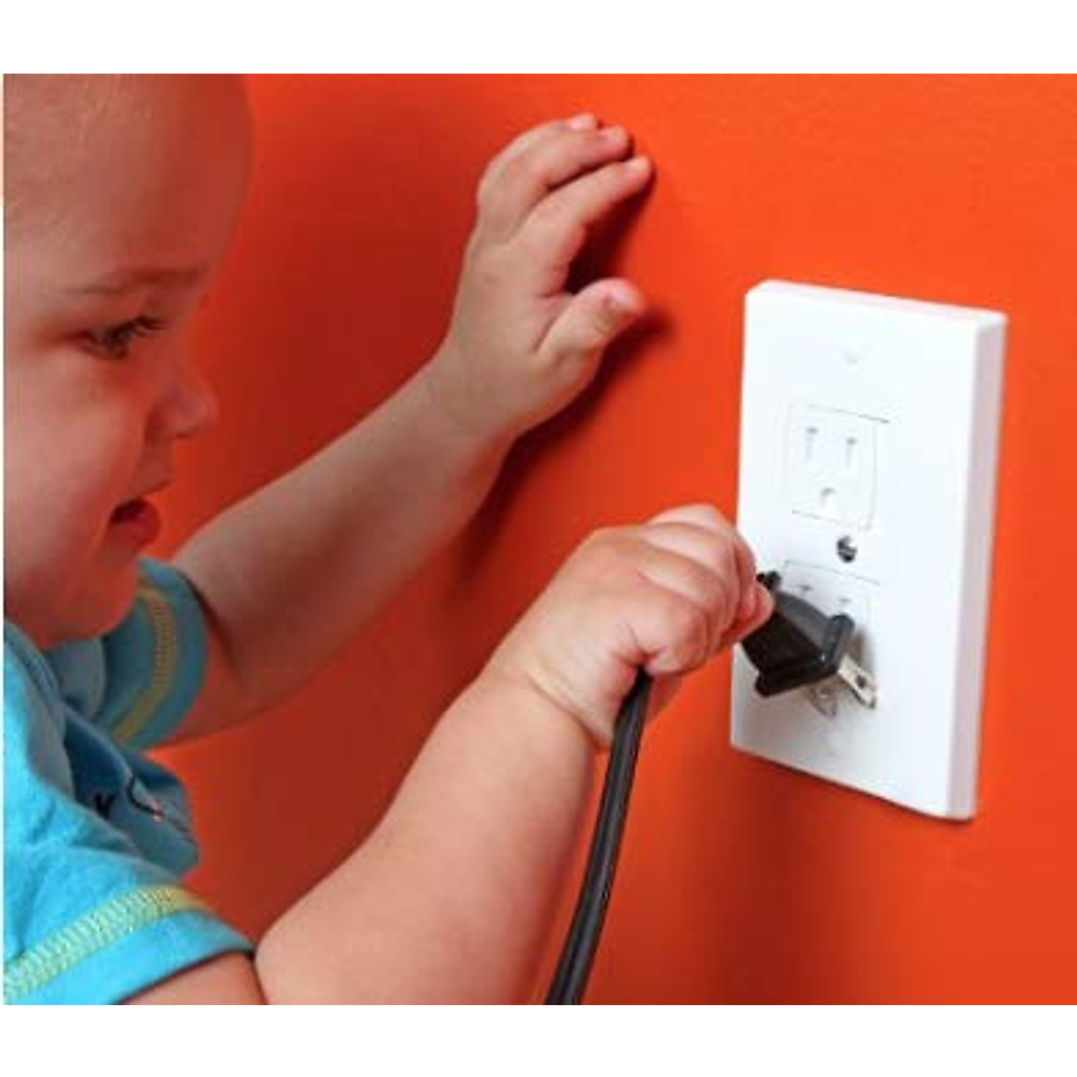 62 Pieces Outlet Covers ChildProof Plug Protector - Vmaisi Baby Proofing Electrical Safety Outlet Plugs