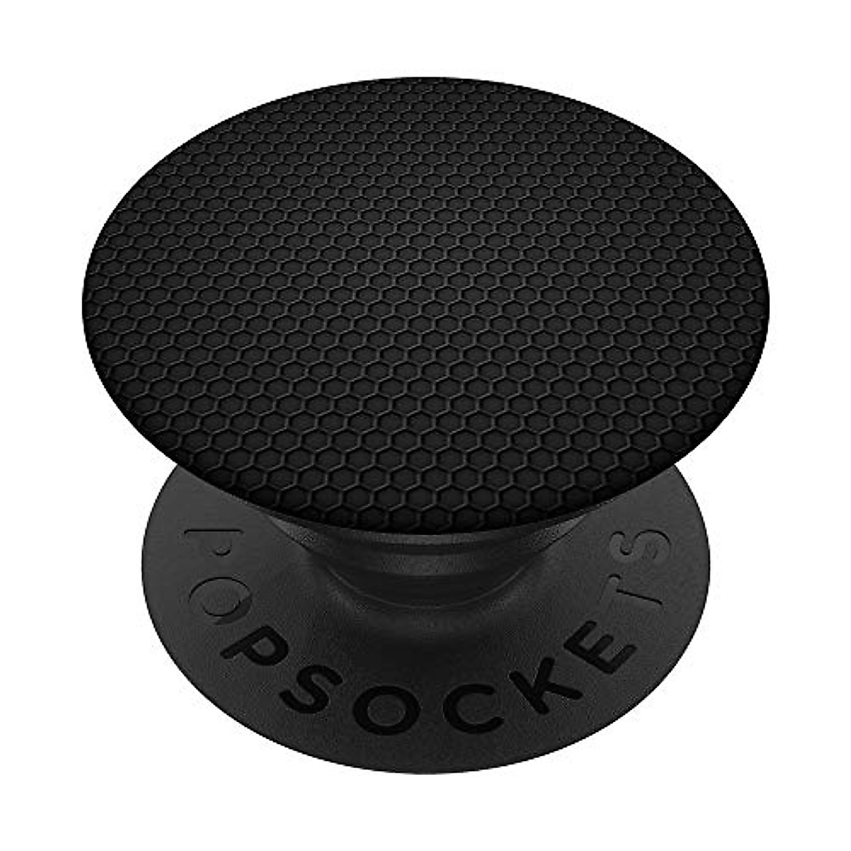 Carbon Fiber Carbon Weave Futuristic Black PopSockets PopGrip: Swappable Grip for Phones & Tablets
