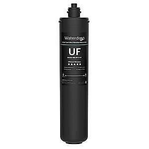Waterdrop RF15-UF 0.01 Micron Replacement Filter Cartridge For 15UA/15UA-UF/15UB/15UB-UF/15UC/15UC-UF Under Sink Water Filter, Reduces Lead, Chlorine, Bad Taste & Odor, 16K Gallons High Capacity