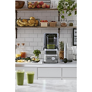 KitchenAid KSBC1B2CU NSF Enclosure Commercial Blender, 60 oz, Contour Silver