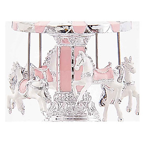 music Box Music Box - Horse Snowglobe Anniversary Christmas Birthday Gift for Wife Daughter Girlfriend Girl Wind Up Clockwork Musical Box Music box (Color : Green)