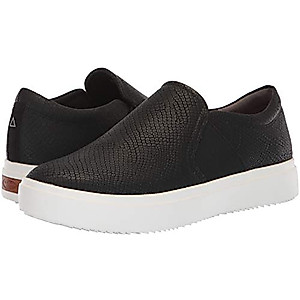 Dr. Scholl's Shoes womens Wander Up Sneaker, Black Snake, 9.5 US