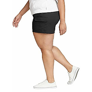 Eddie Bauer Womens Summer Trail Short Color Black (as1, Numeric, Numeric_4, Regular, Regular)