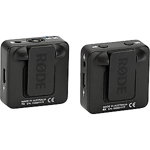Rode Wireless GO Compact Digital Wireless Microphone System (2.4 GHz) with PL-5 Mini Omnidirectional Lavalier Microphone Bundle