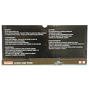 Makita GA047GZ 4.9-inch (125 mm) Rechargeable Disc Grinder, 40 V Max, Battery, Charger, and Case Sold Separately