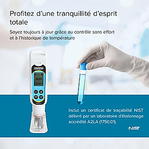 Oakton AO-35634-35 PCTSTestr 50 Waterproof Pocket pH/Cond/TDS/Salinity Tester, Premium 50 Series, Black