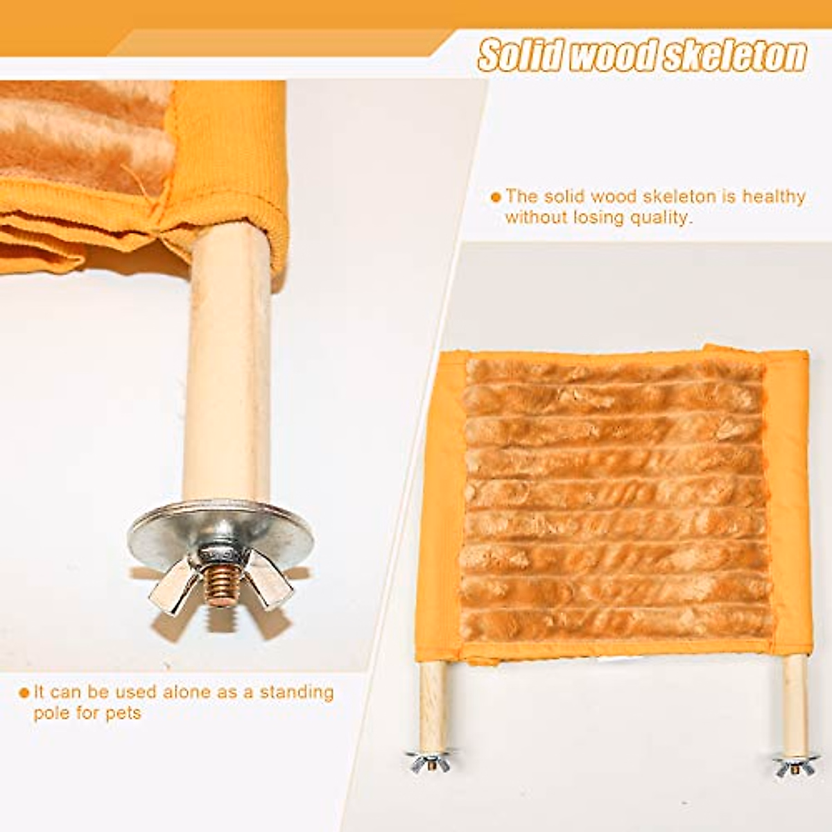 Bird Nest House Winter Warm Parrot House Bed Hammock Tent Toy Bird Cage Perch Stand for Parrots Budgies Parakeet Cockatiels Lovebird Cockatoo Finch Hamster Chinchilla and Other Small Animals (H01)