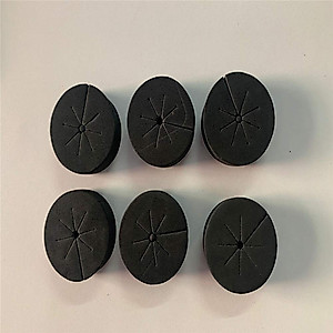 30 Pack Cloning Collars Inserts Premium Grade Foa, Plant Accessories Hydroponic Tower Aero Garden Pods Garden Clone Collar Hydroponics Sponge(Black)