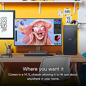 Dell Inspiron 3910 Desktop - Intel Core i7-12700 Processor, 16GB DDR4 RAM, 512GB SSD, Intel UHD 770 Graphics, Intel Wi-Fi 6, 2 Years On Site + 6 Months Migrate, Windows 11 Pro - Mist Blue