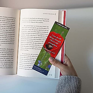 Christian Bookmark with Bible Verse, Pack of 25, Christian Life Themed, I Can Do All Things Through Christ Who Strengthens Me, Philippians 4:13